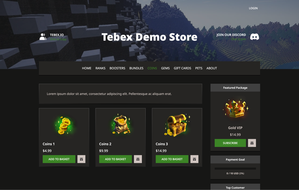 Tebex - Tebex Updates - December 2024